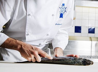 Basic techniques for preparation of fish and seafood