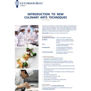 Brochures | Le Cordon Bleu Paris