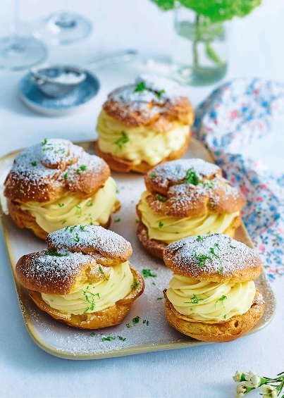 Pastry Choux Lemon Basil